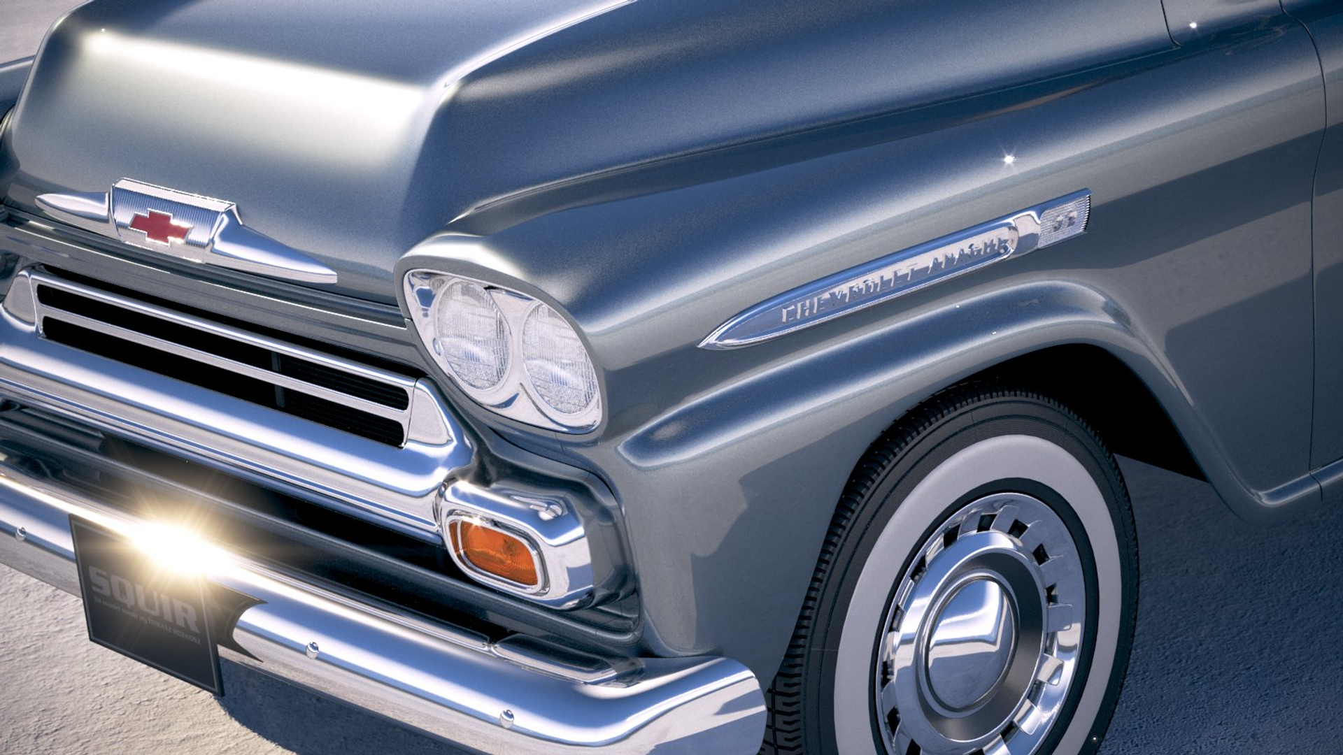 Chevrolet 3100 apache 3D model - TurboSquid 1309139