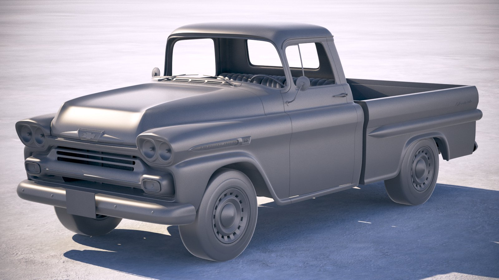 Chevrolet 3100 apache 3D model - TurboSquid 1309139