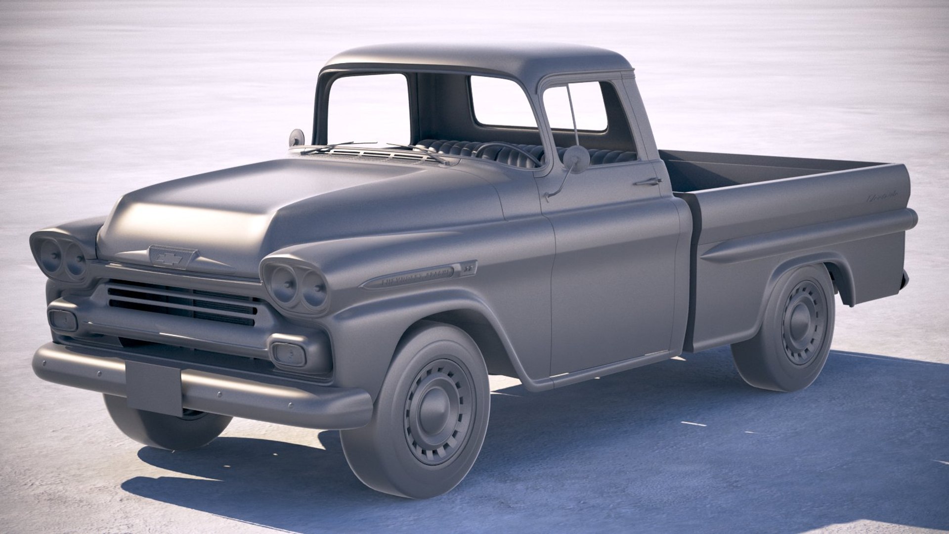 Chevrolet 3100 Apache 3D Model - TurboSquid 1309139
