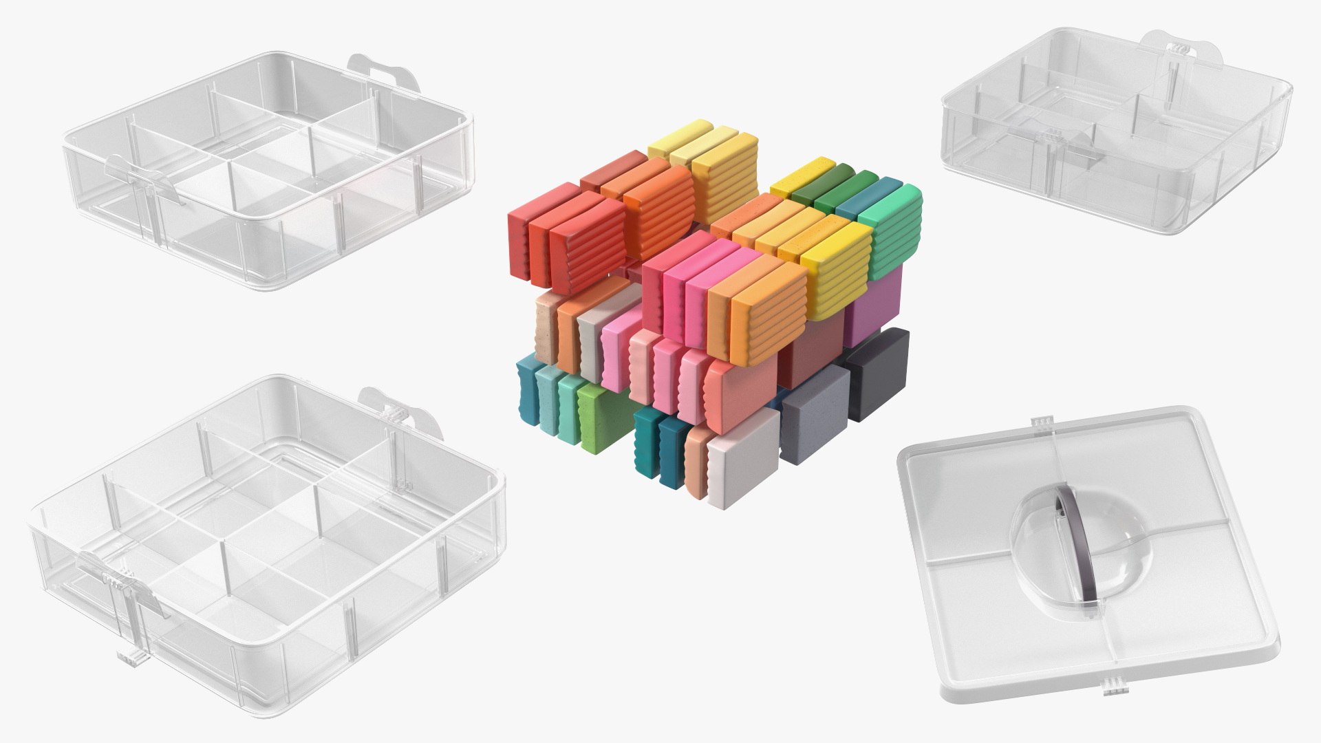 3D Model Polymer Clay Kits Collection - TurboSquid 2209258