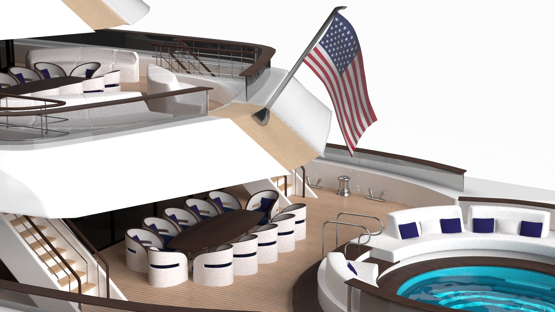 Ombla Luxury Superyacht Dynamic Simulation 3D model - TurboSquid 1833118