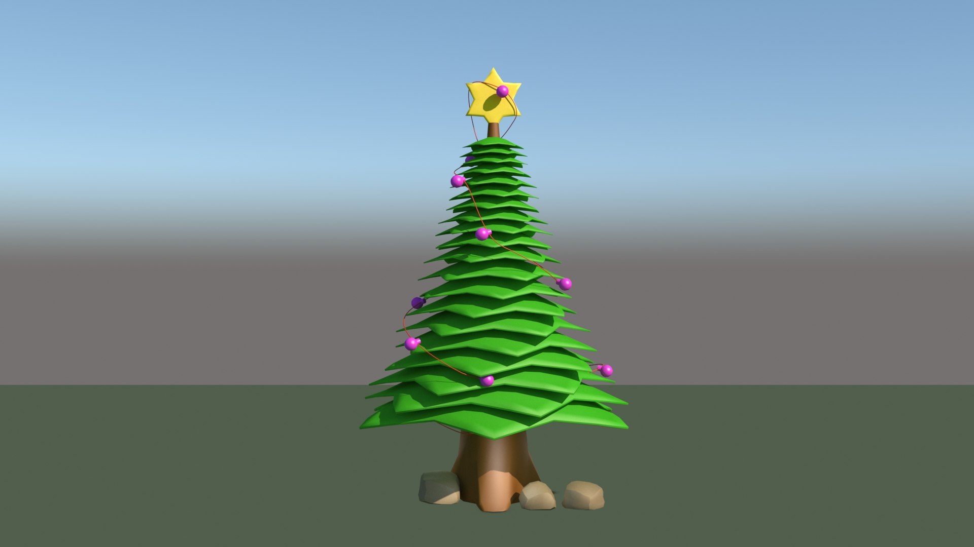 3D Christmas Tree 01 - TurboSquid 1996008