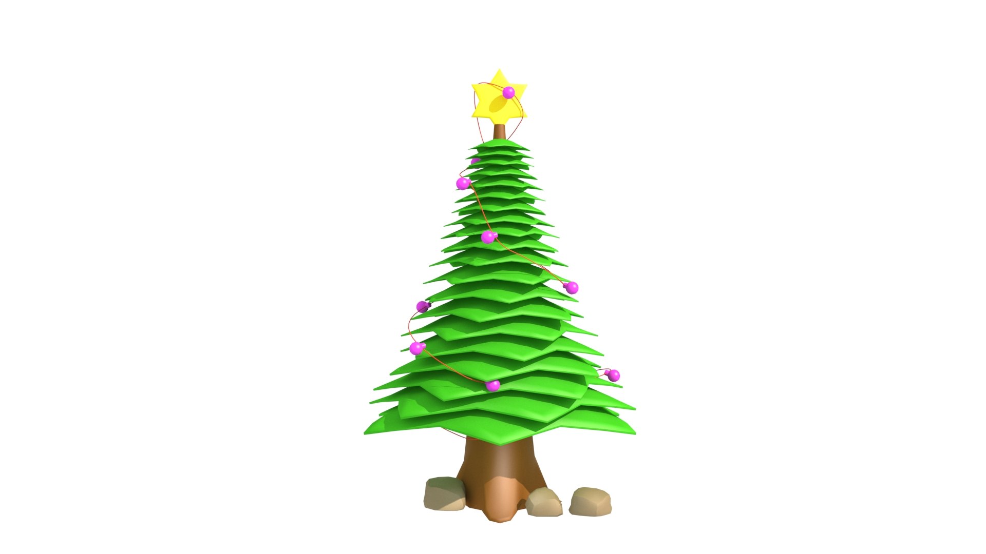 3D Christmas Tree 01 - TurboSquid 1996008