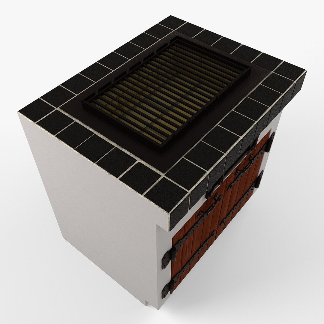 3d Model Barbecue Interior