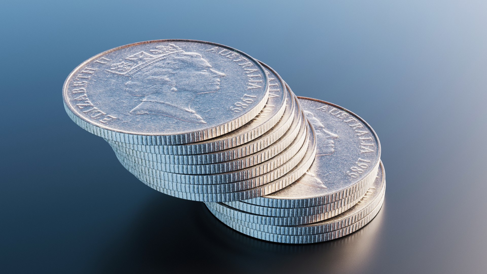 3D Model Australian 10 Cent Coin - TurboSquid 2407914