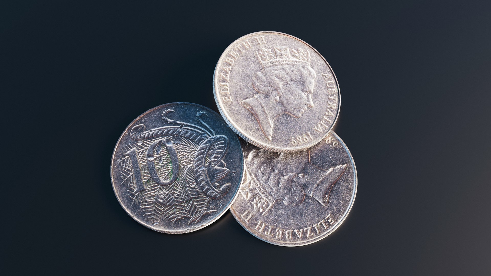 3D Model Australian 10 Cent Coin - TurboSquid 2407914