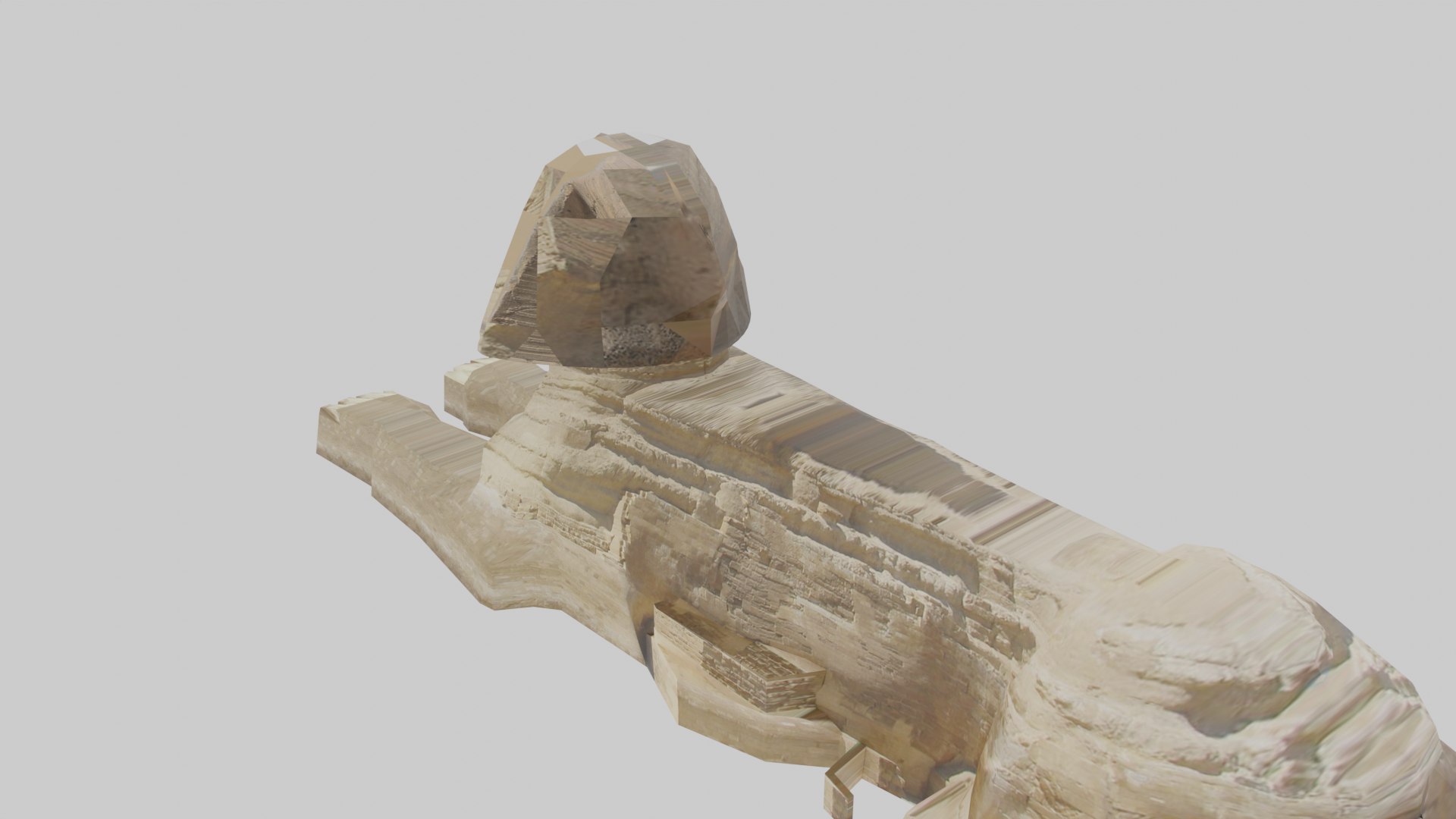 Great Spinx Of Giza 3D Model - TurboSquid 1925270