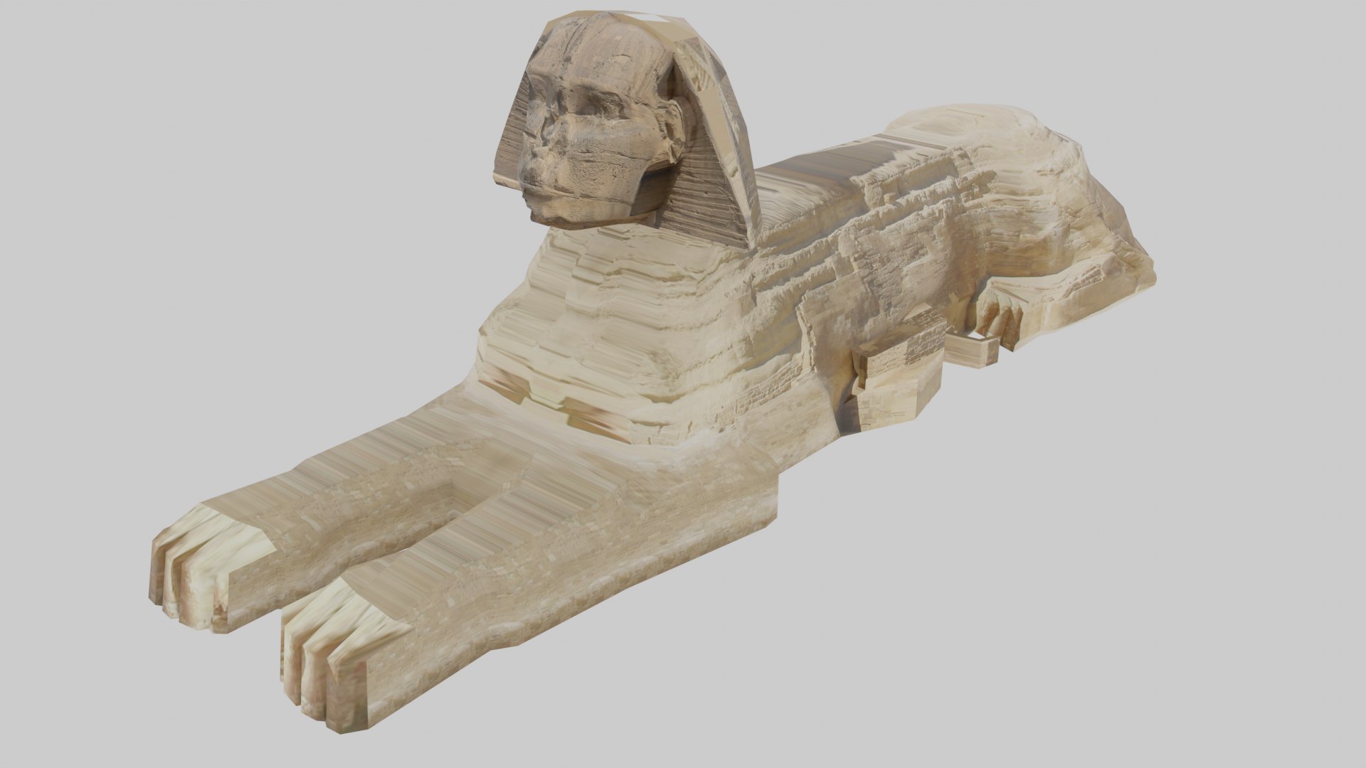 Great Spinx Of Giza 3D Model - TurboSquid 1925270