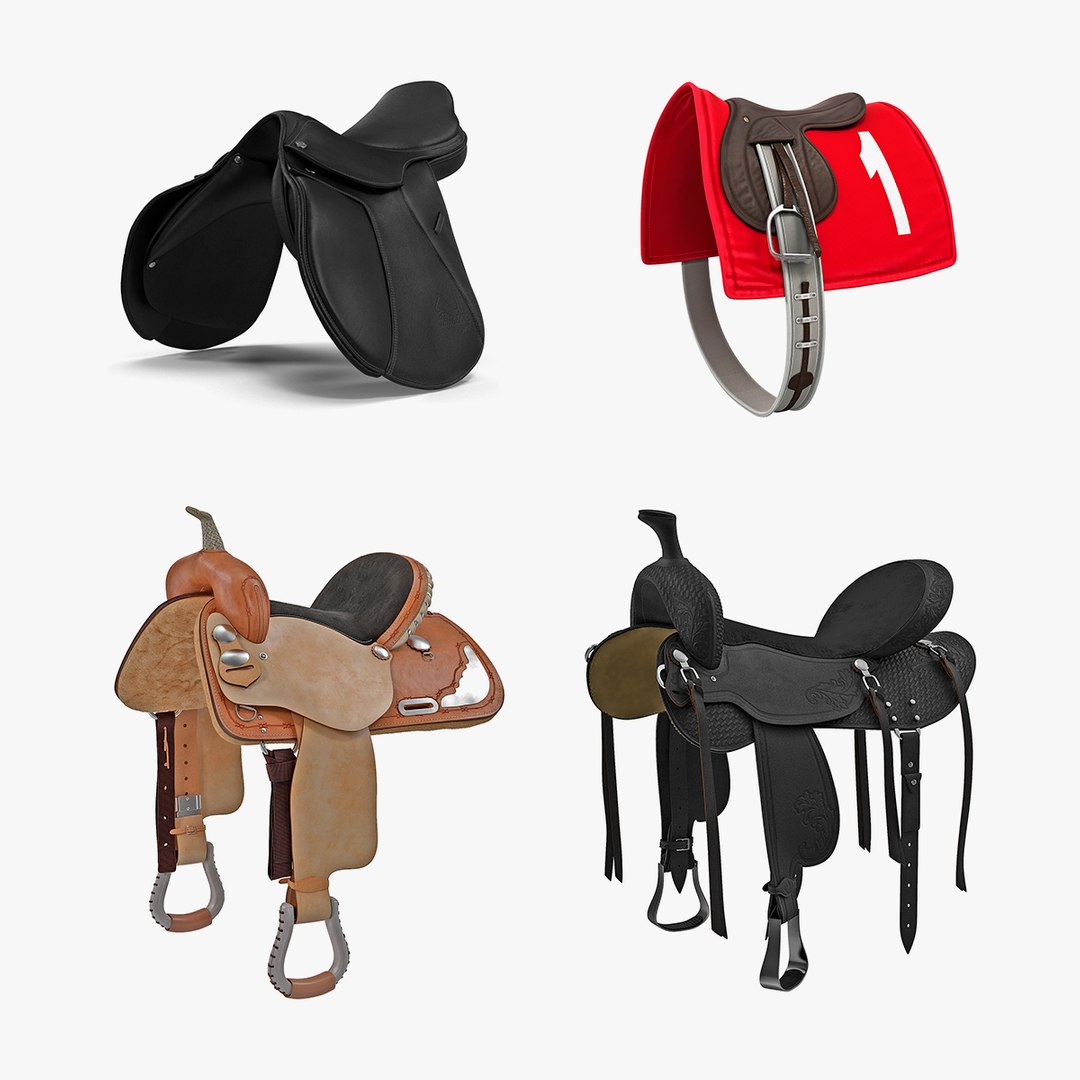 3D Saddles Collection 2 Model - TurboSquid 1836384