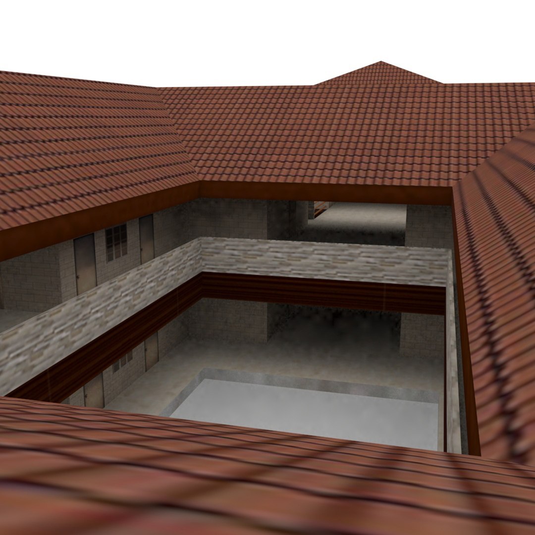 Simple Hospital Building RSJ 3D model - TurboSquid 2027276