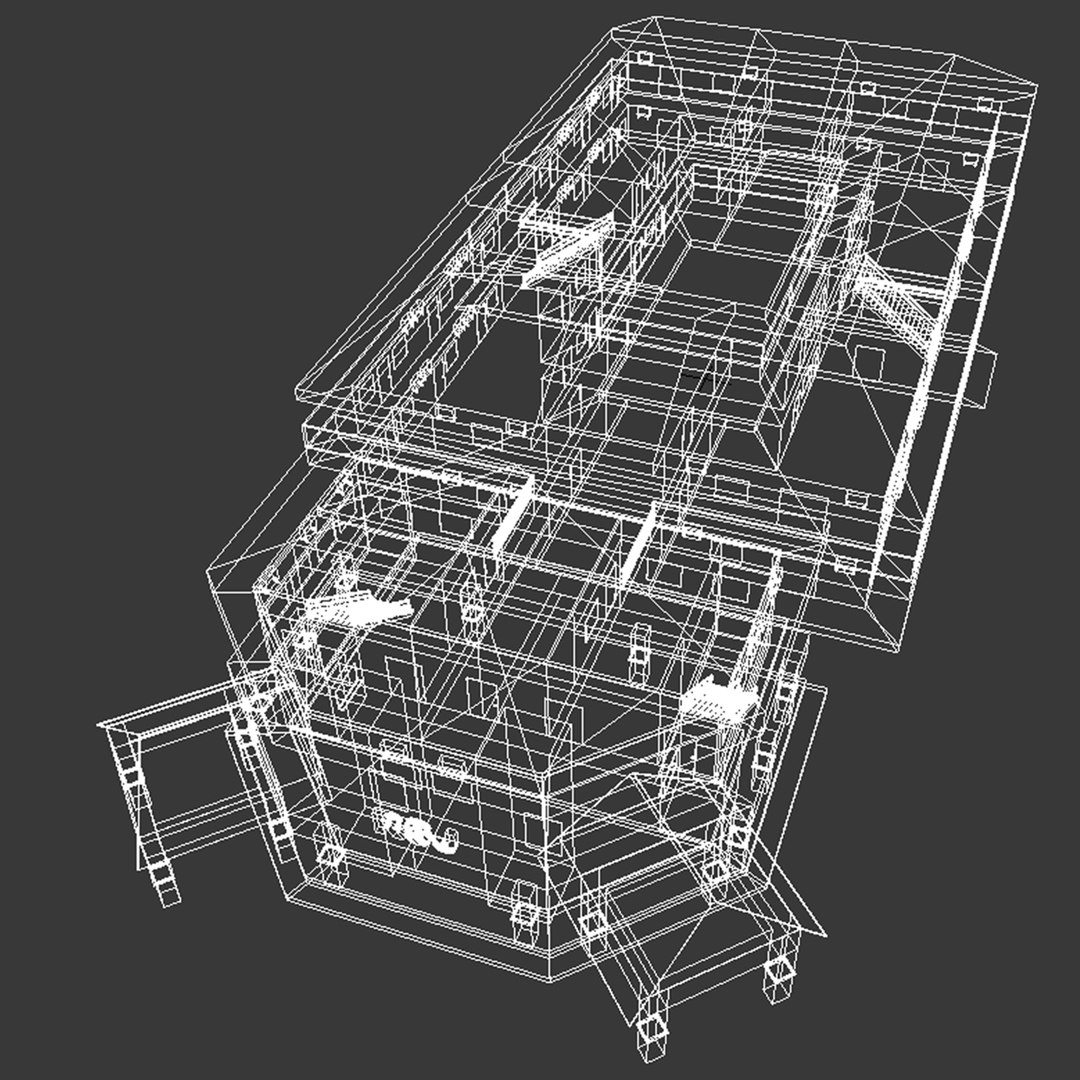 Simple Hospital Building RSJ 3D model - TurboSquid 2027276