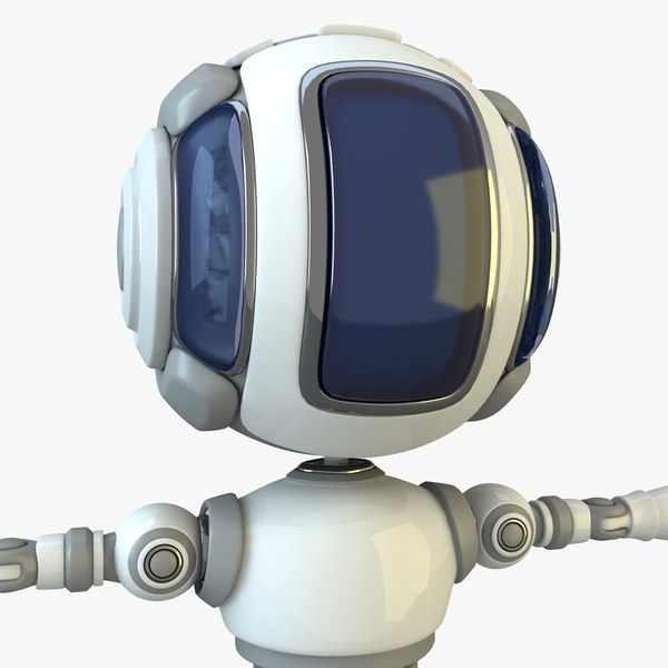 robot modelled 3d model