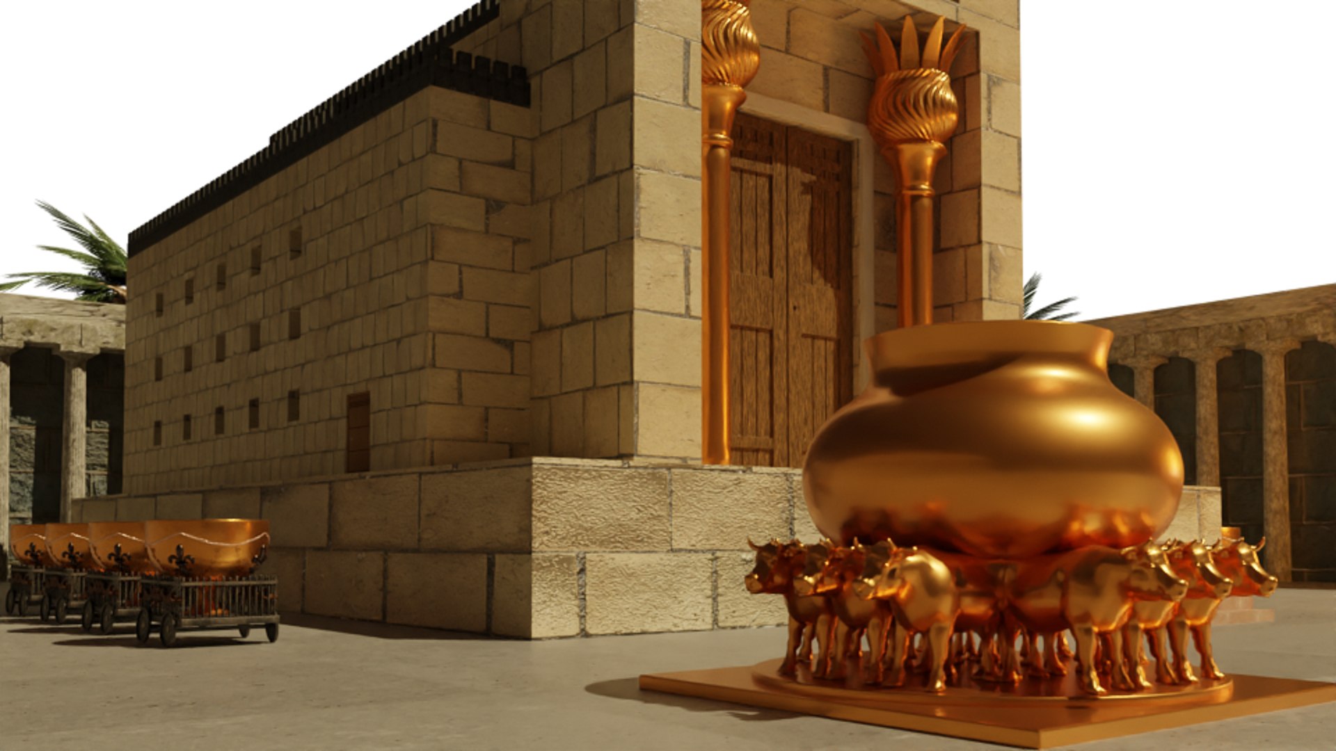 3D Model Solomons Temple - TurboSquid 2138389