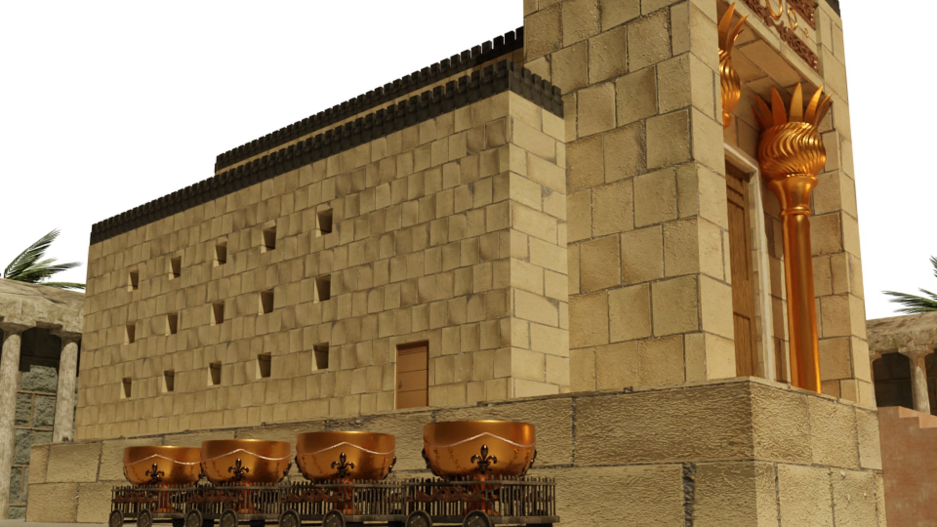 3D Model Solomons Temple - TurboSquid 2138389