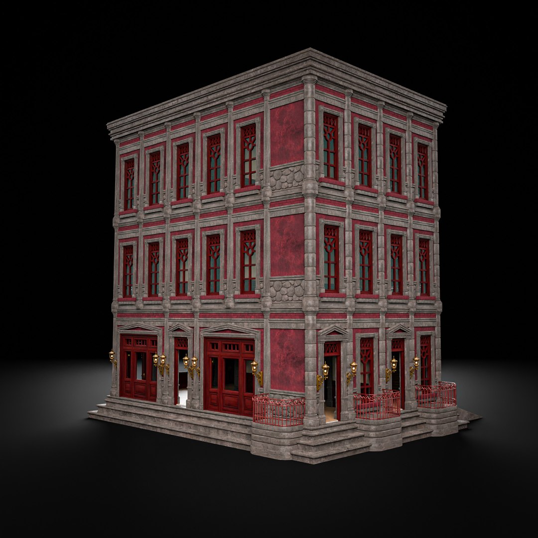 3D MODULAR BUILDING WITH INTERIOR KITBASH 05 - TurboSquid 2264957