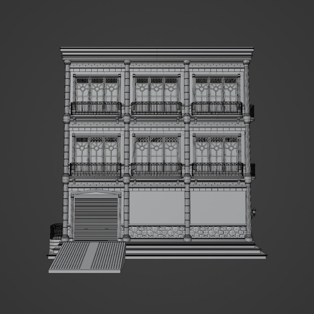 3D MODULAR BUILDING WITH INTERIOR KITBASH 05 - TurboSquid 2264957