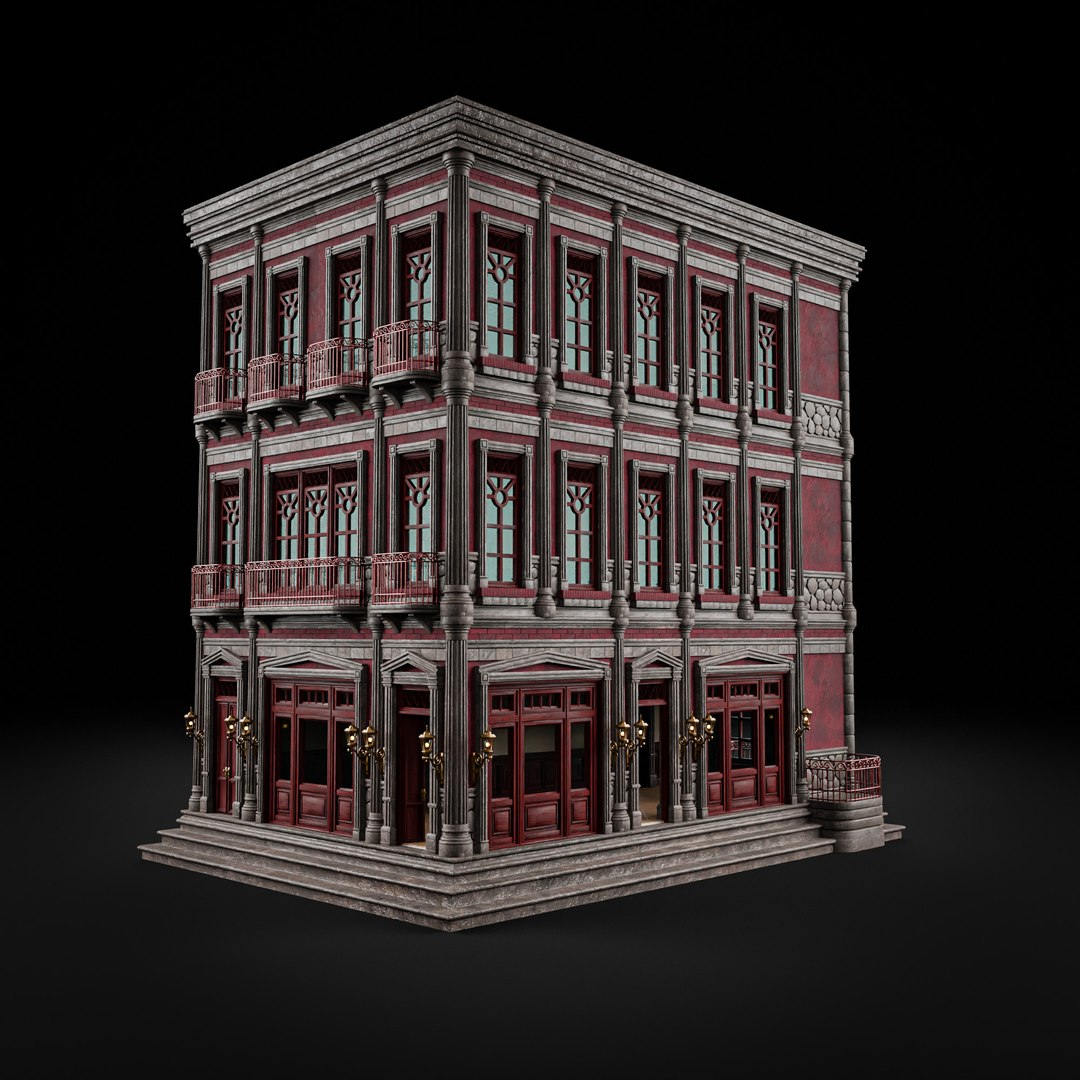 3D MODULAR BUILDING WITH INTERIOR KITBASH 05 - TurboSquid 2264957