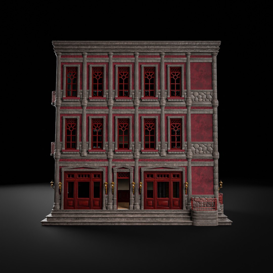 3D MODULAR BUILDING WITH INTERIOR KITBASH 05 - TurboSquid 2264957