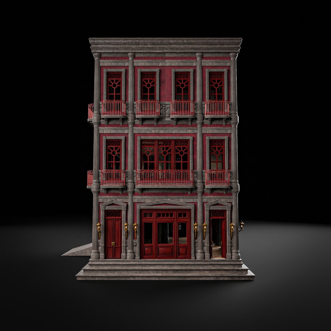 3D MODULAR BUILDING WITH INTERIOR KITBASH 05 - TurboSquid 2264957