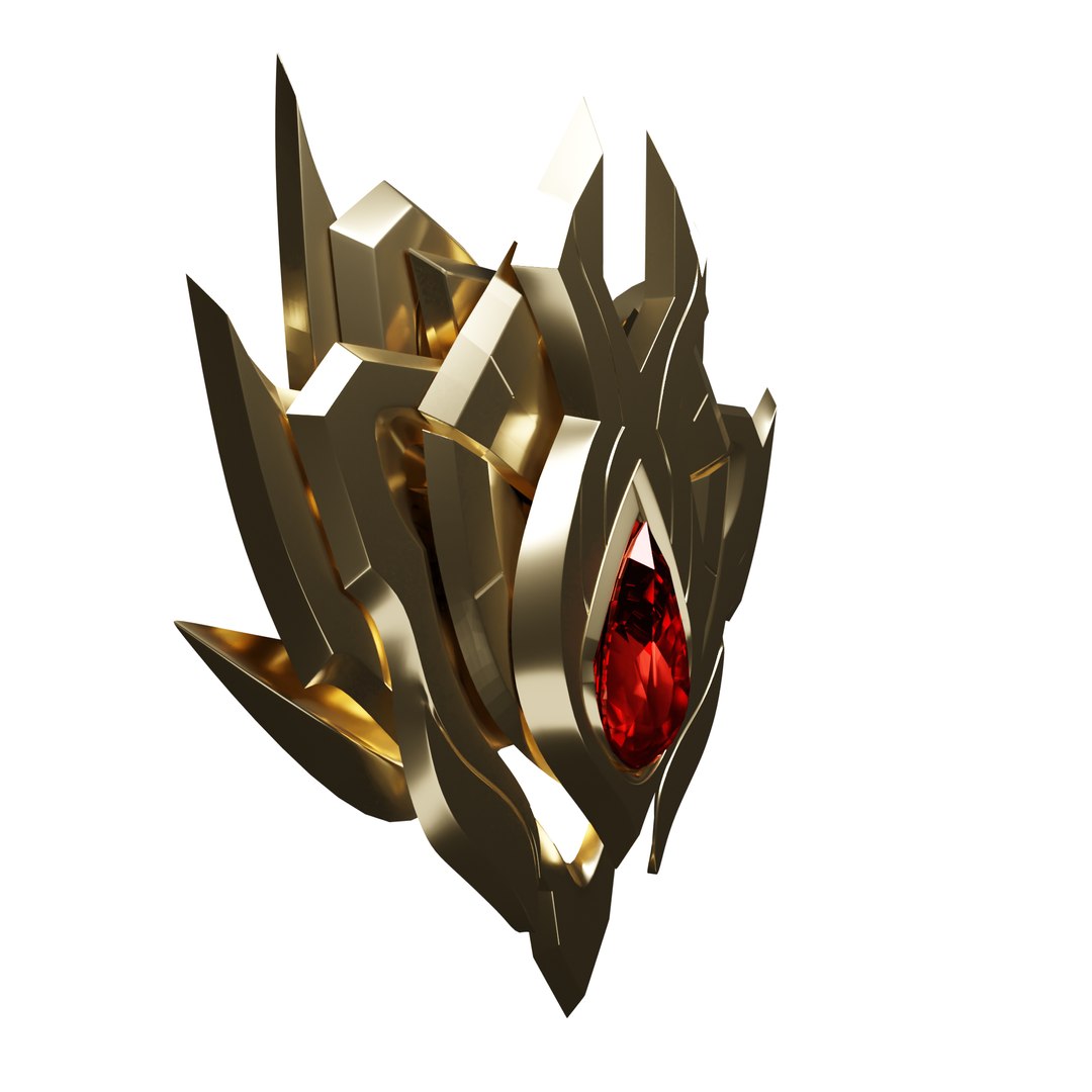 League Of Legends LOL Golden Badge Rank 3D Model - TurboSquid 1903654