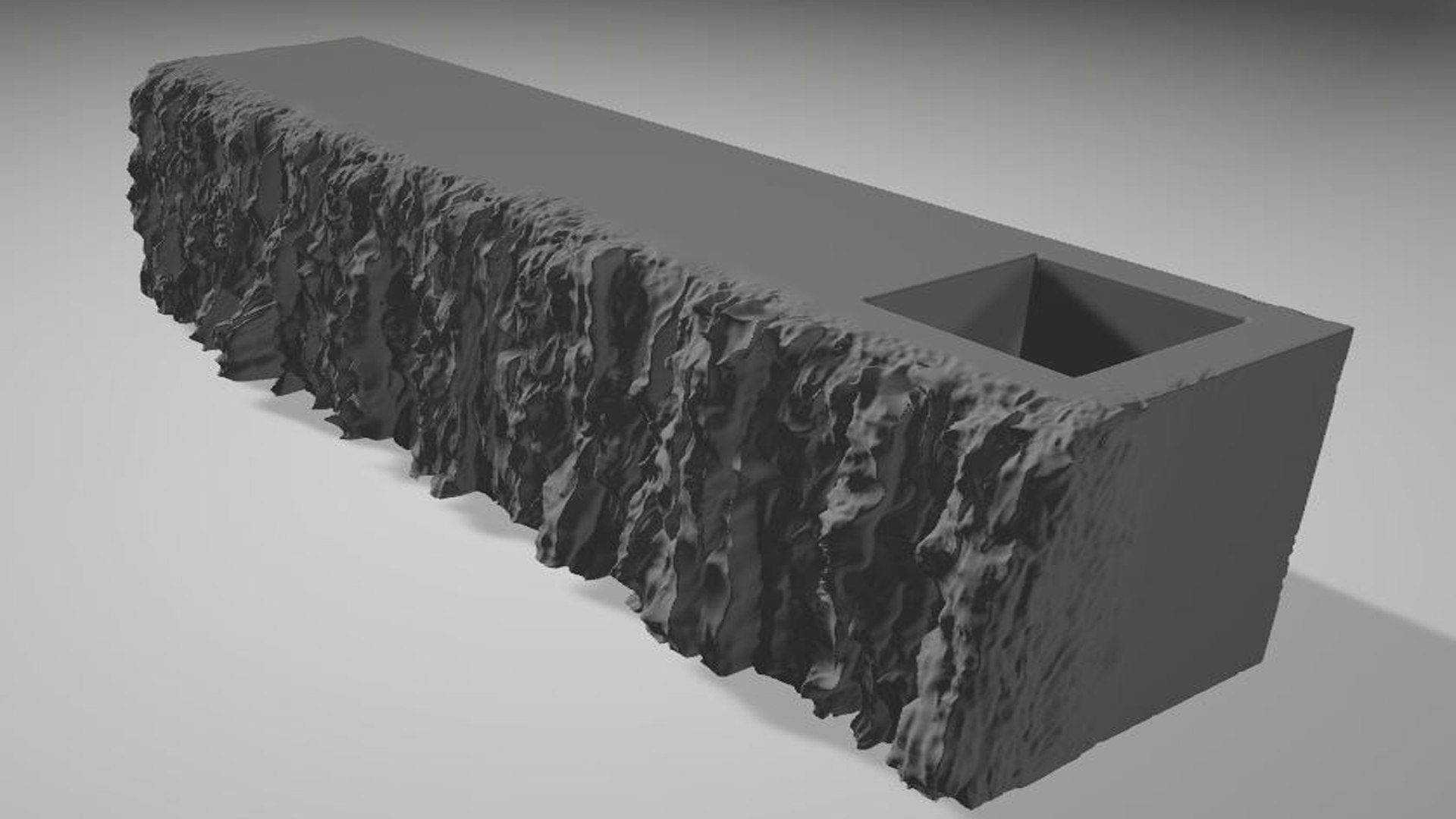 3D Sculpted rock bar 3D - TurboSquid 2168930