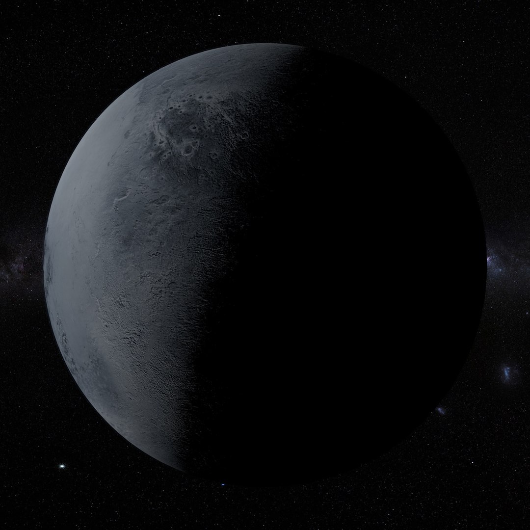 Pluto Charon 8k 3d Model
