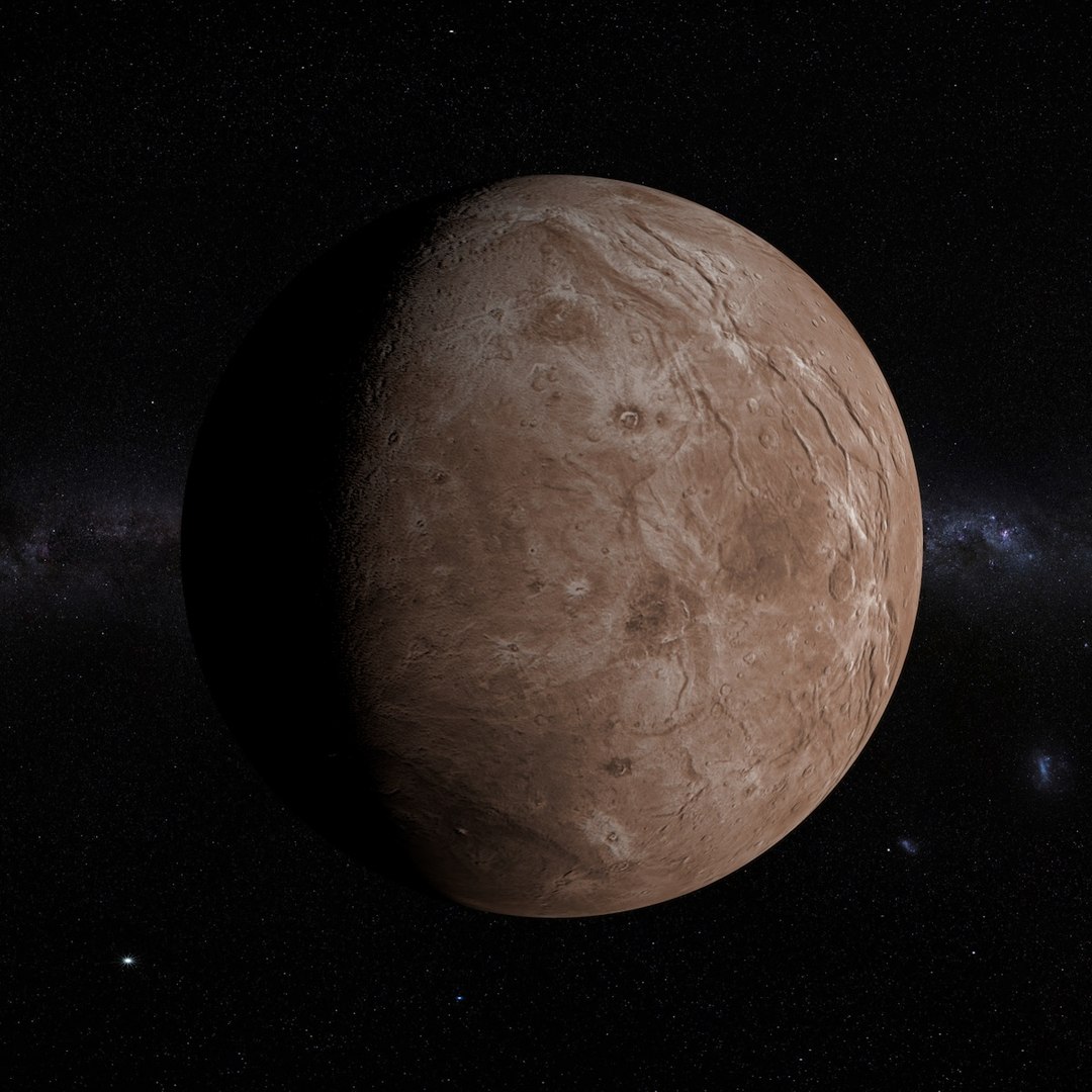 Pluto Charon 8k 3d Model