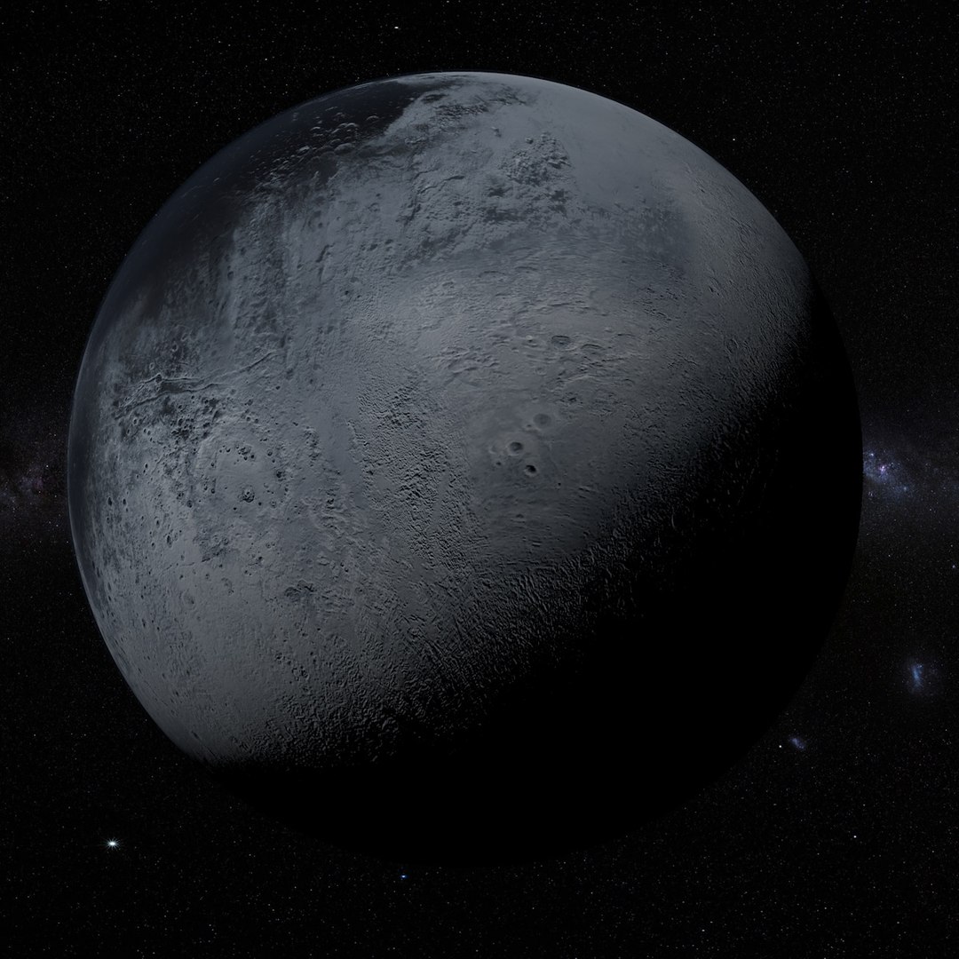 Pluto Charon 8k 3d Model