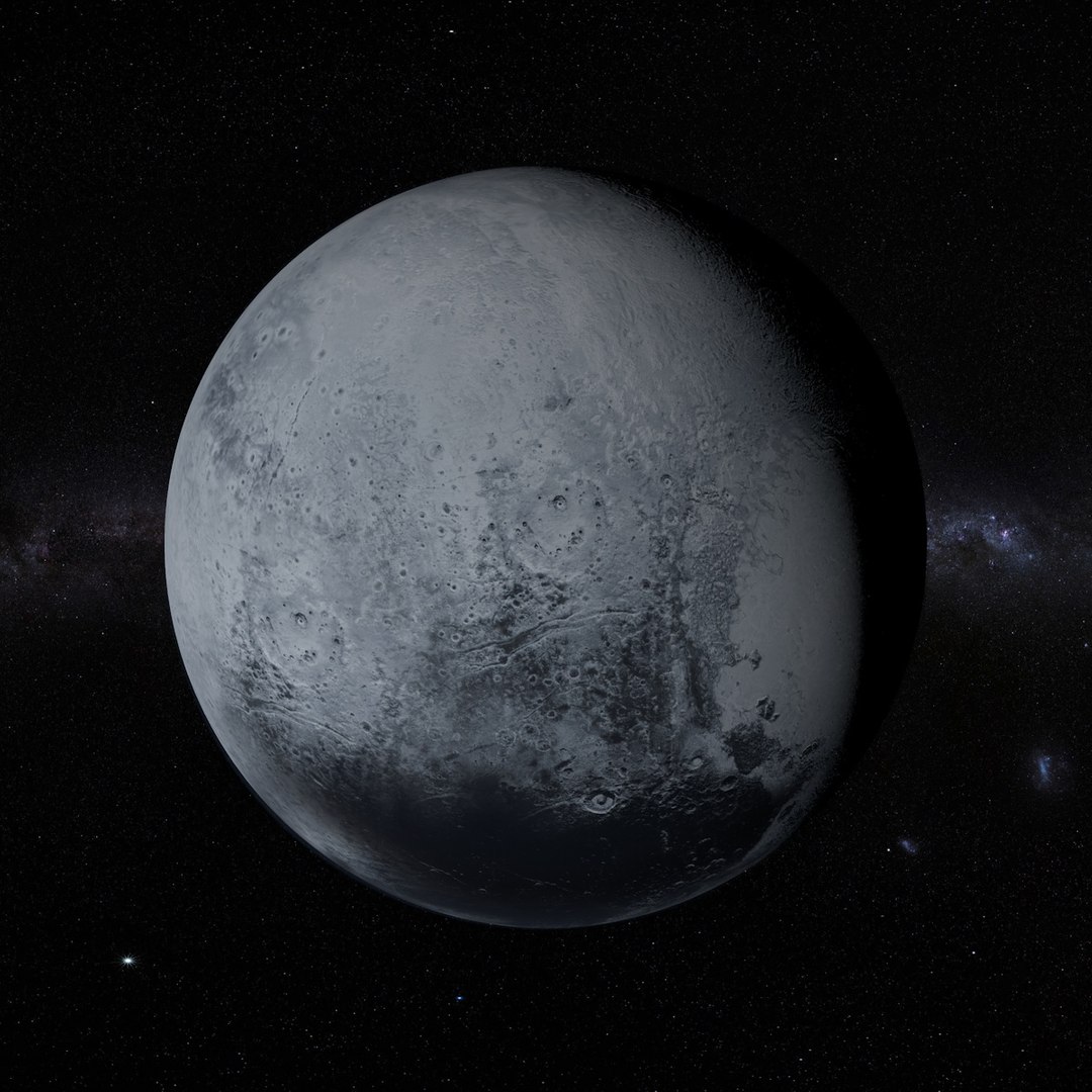 Pluto Charon 8k 3d Model