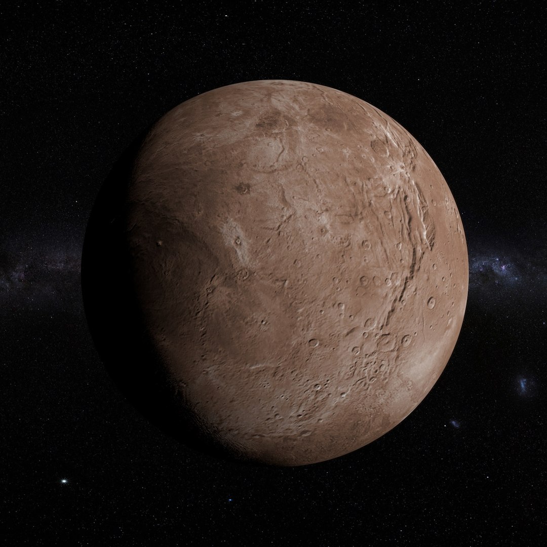Pluto Charon 8k 3d Model