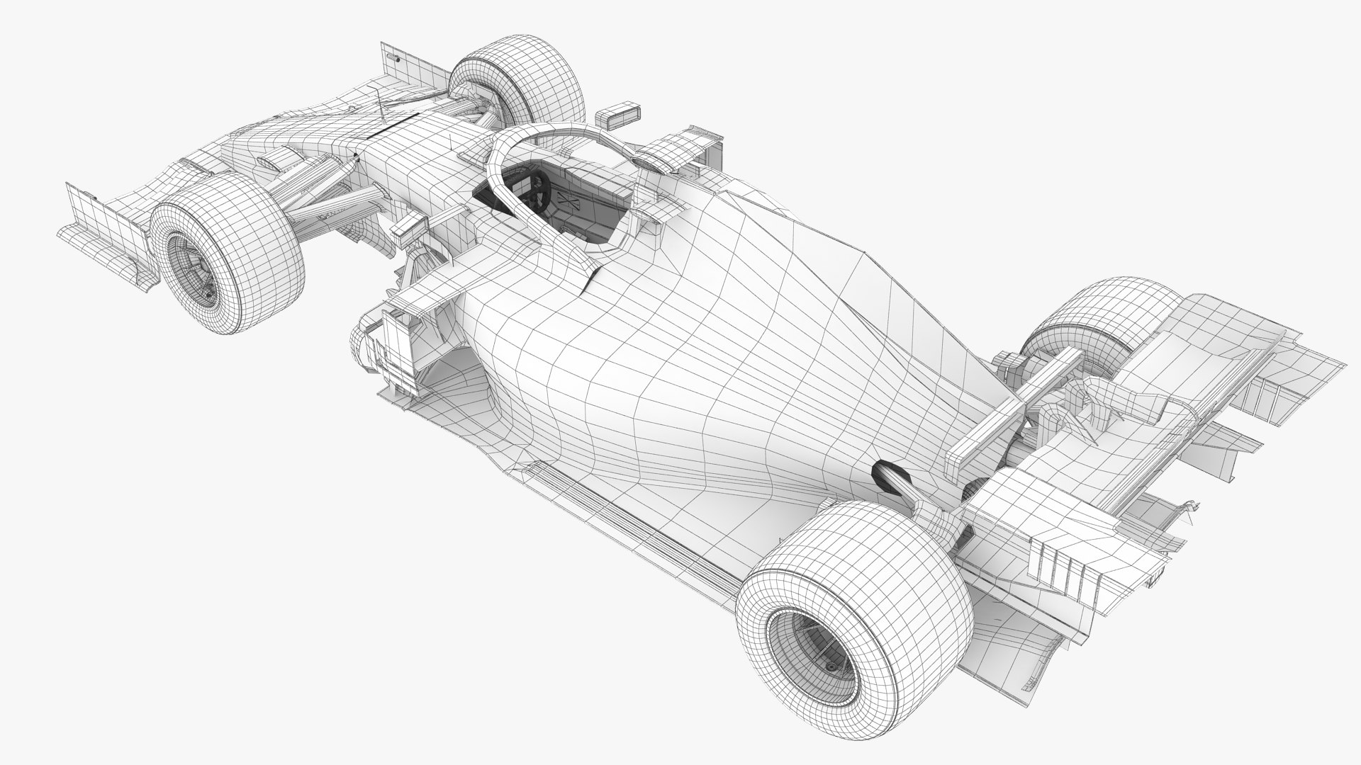 3D F1 Generic Red Racing Model - TurboSquid 1517180