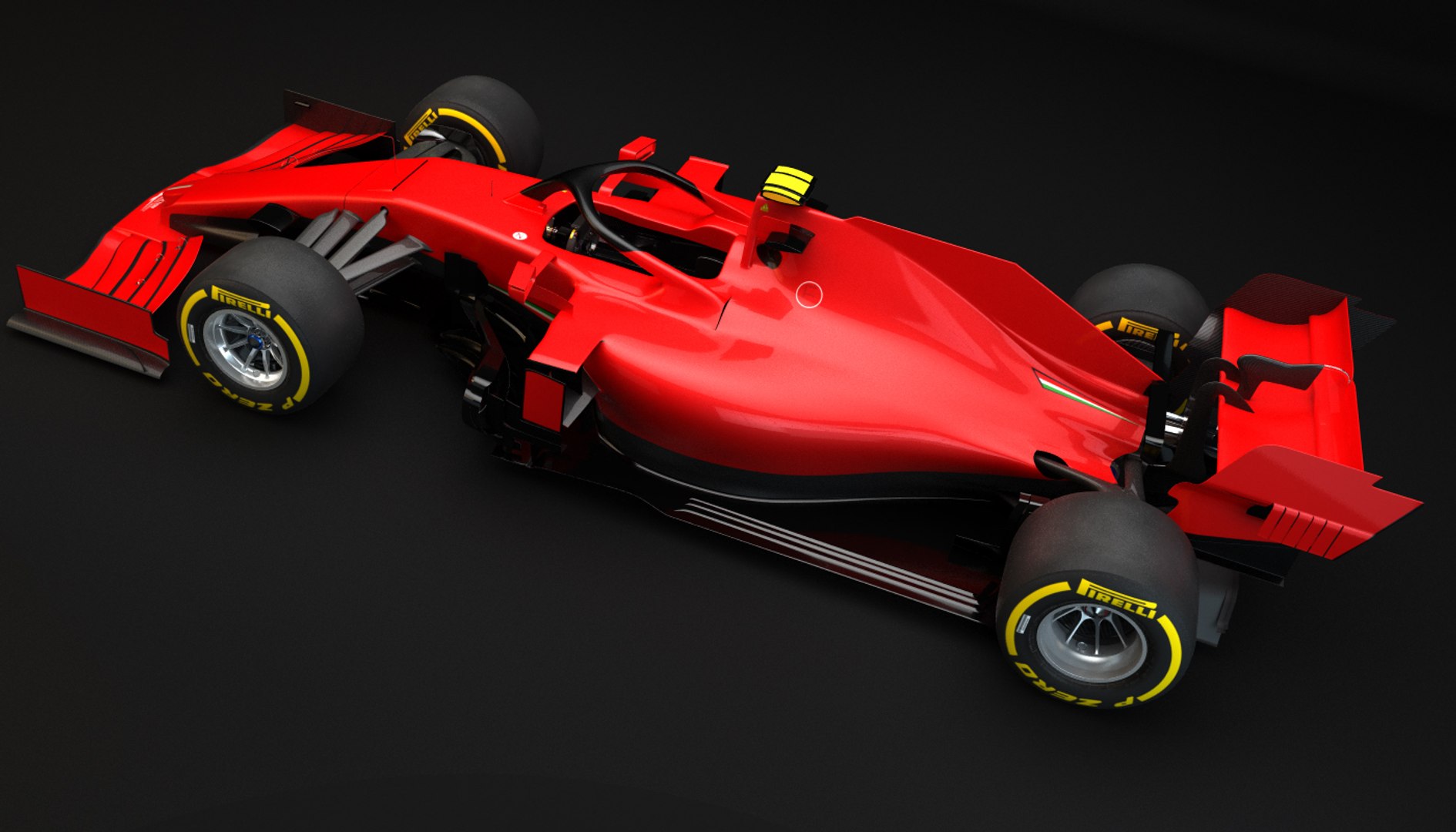 3D F1 Generic Red Racing Model - TurboSquid 1517180