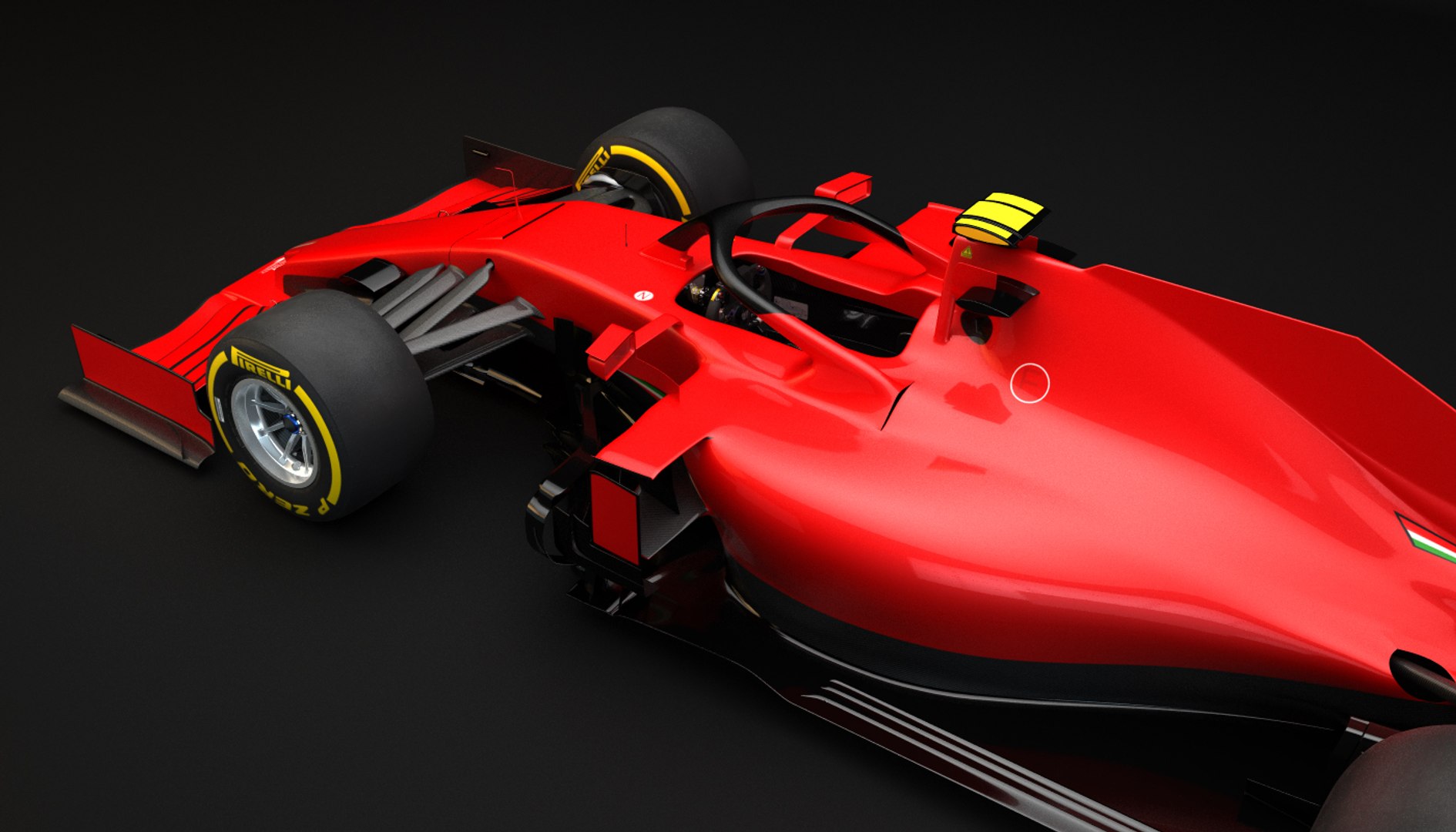3D F1 Generic Red Racing Model - TurboSquid 1517180
