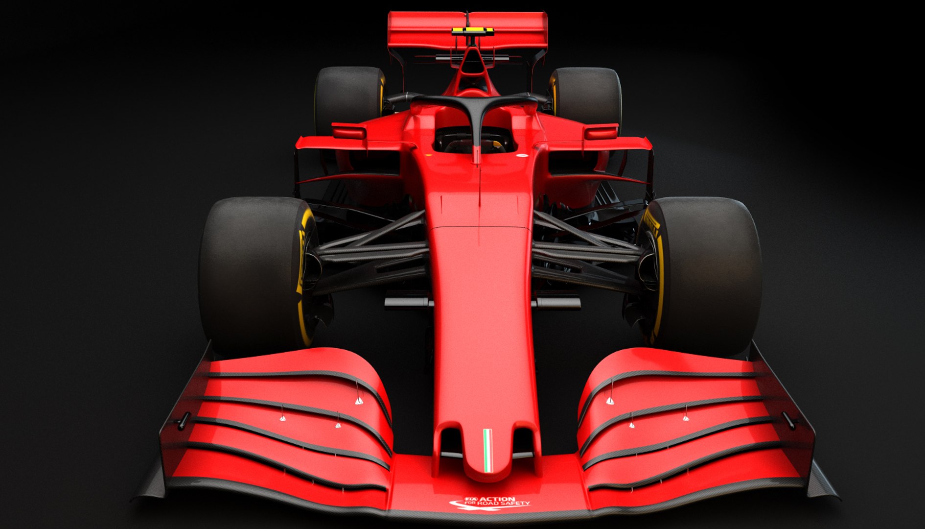 3D F1 Generic Red Racing Model - TurboSquid 1517180