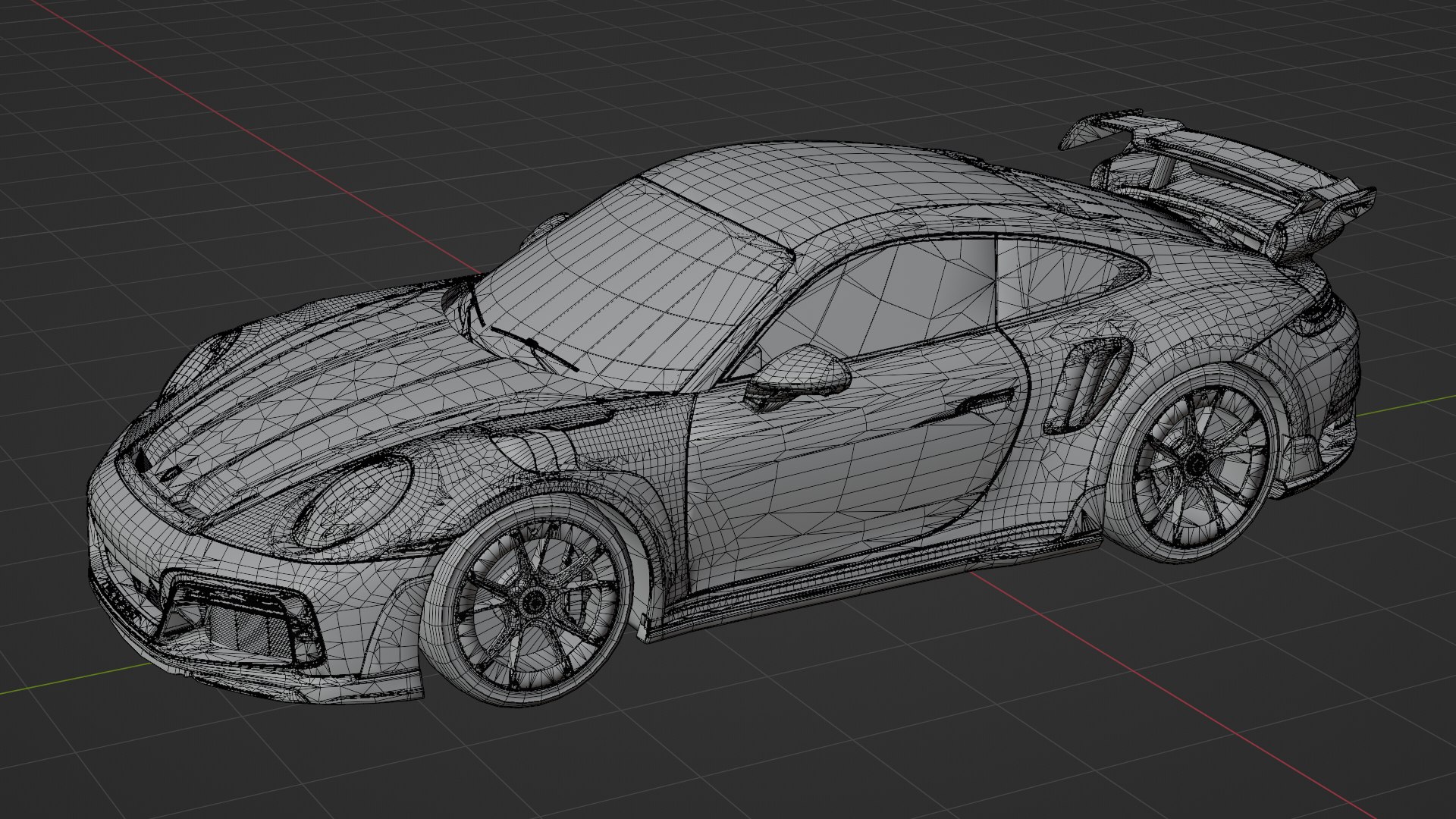 3D Porsche 911 Turbo S Techart GTstreet R Model - TurboSquid 2225431