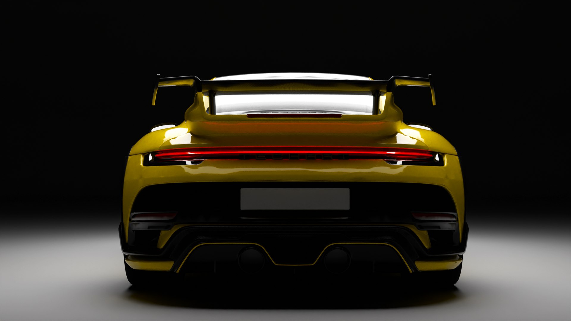 3D Porsche 911 Turbo S Techart GTstreet R Model - TurboSquid 2225431