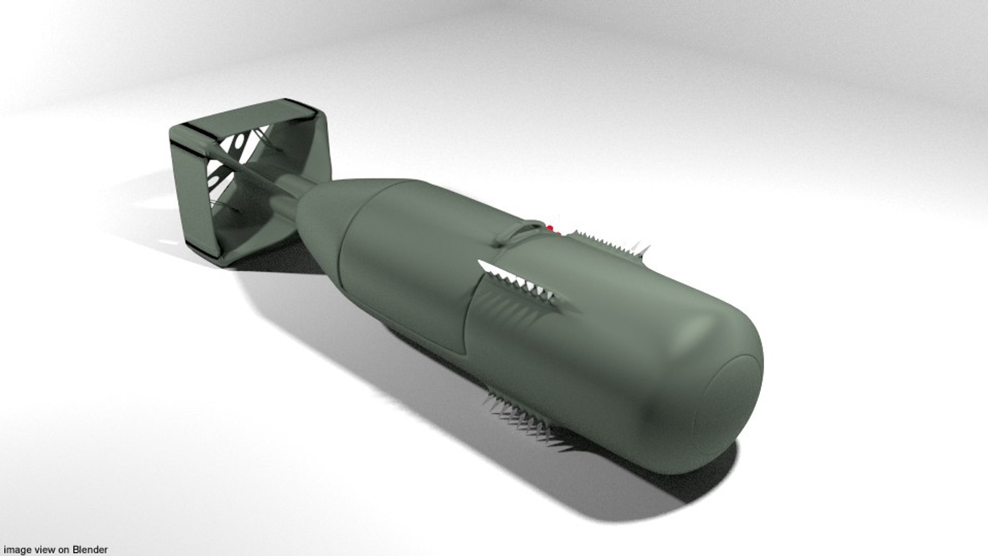 Atomic Bomb Little 3D Model - TurboSquid 1262989