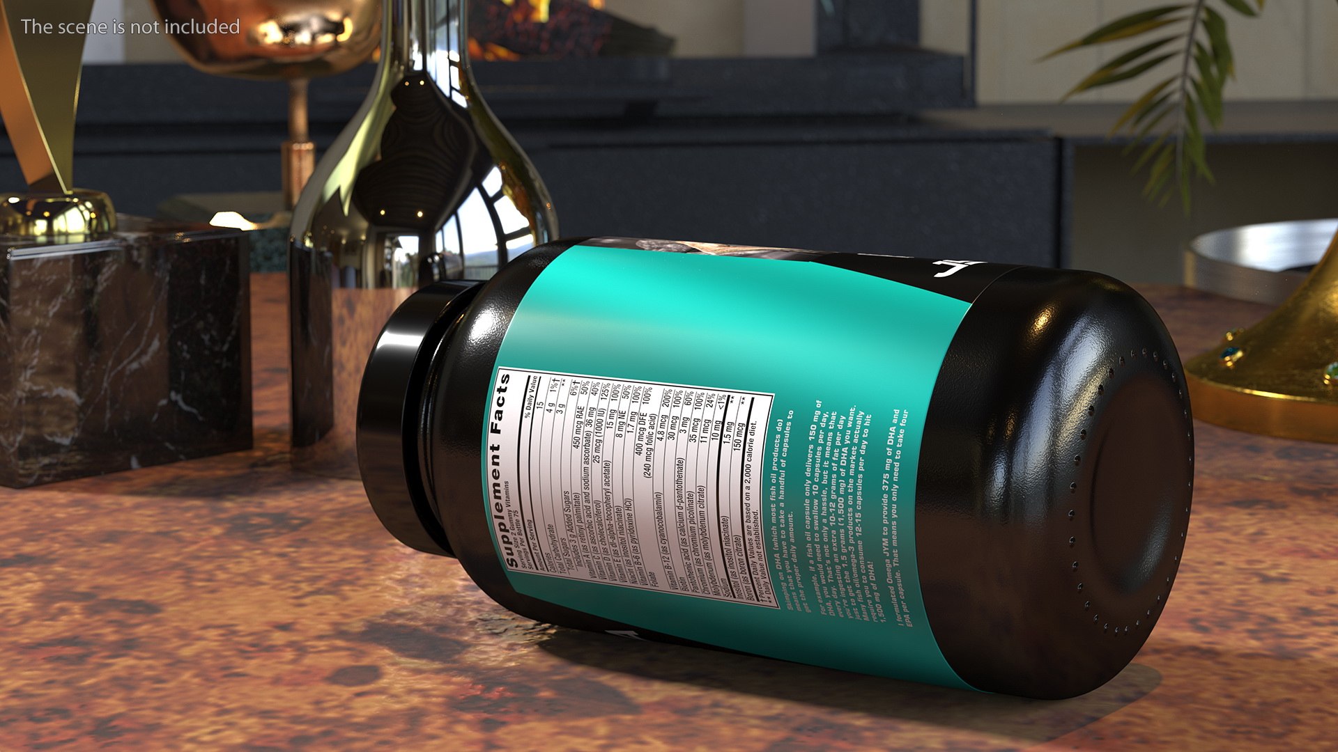 Omega JYM Omega3 Fish Oil 3D Model - TurboSquid 1775659