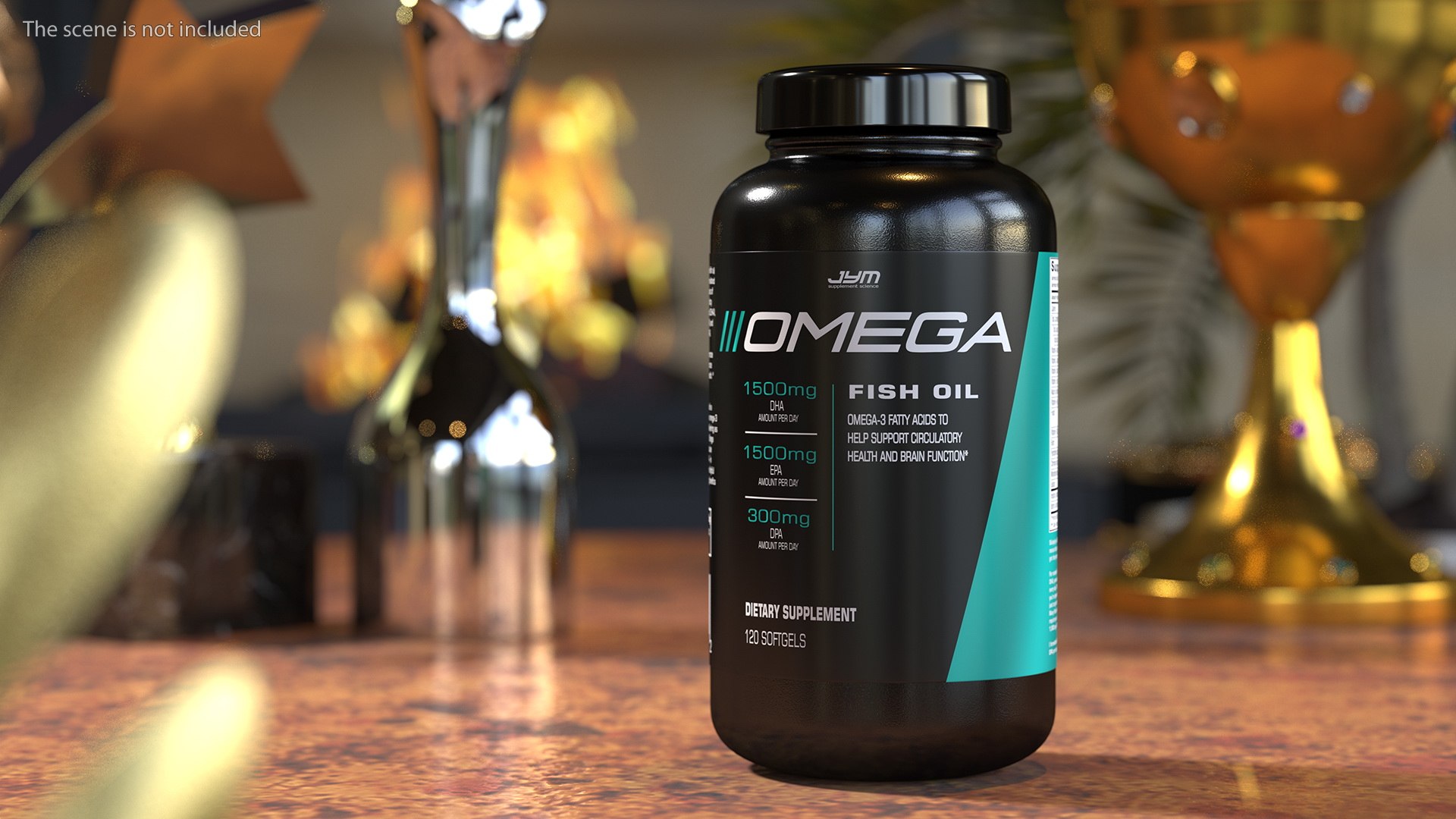 Omega JYM Omega3 Fish Oil 3D Model - TurboSquid 1775659