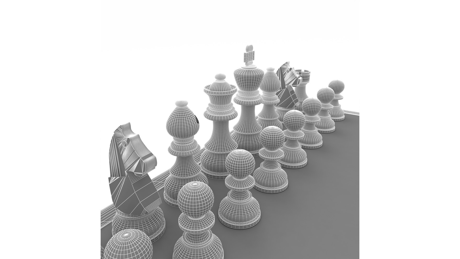3D Model Realistic Wooden Chess - TurboSquid 2010880