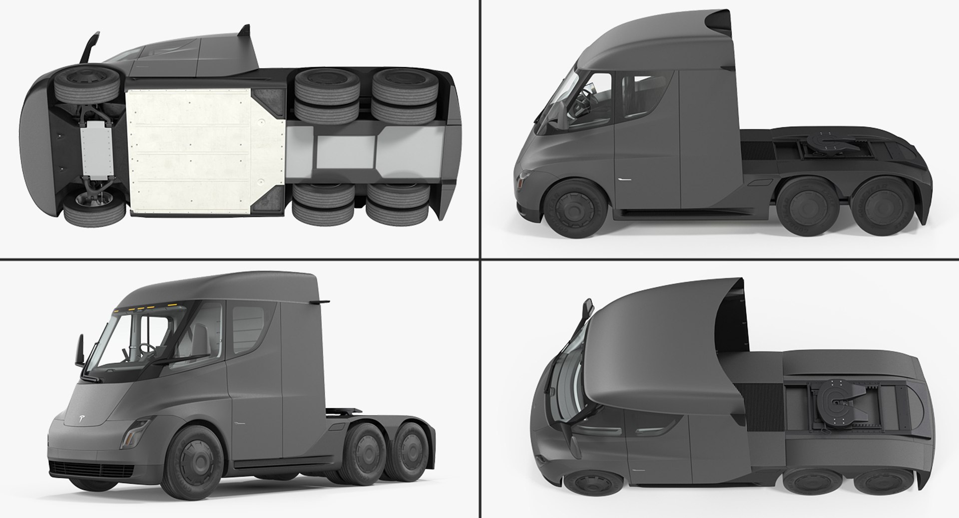 Tesla cars big roadster model - TurboSquid 1285539