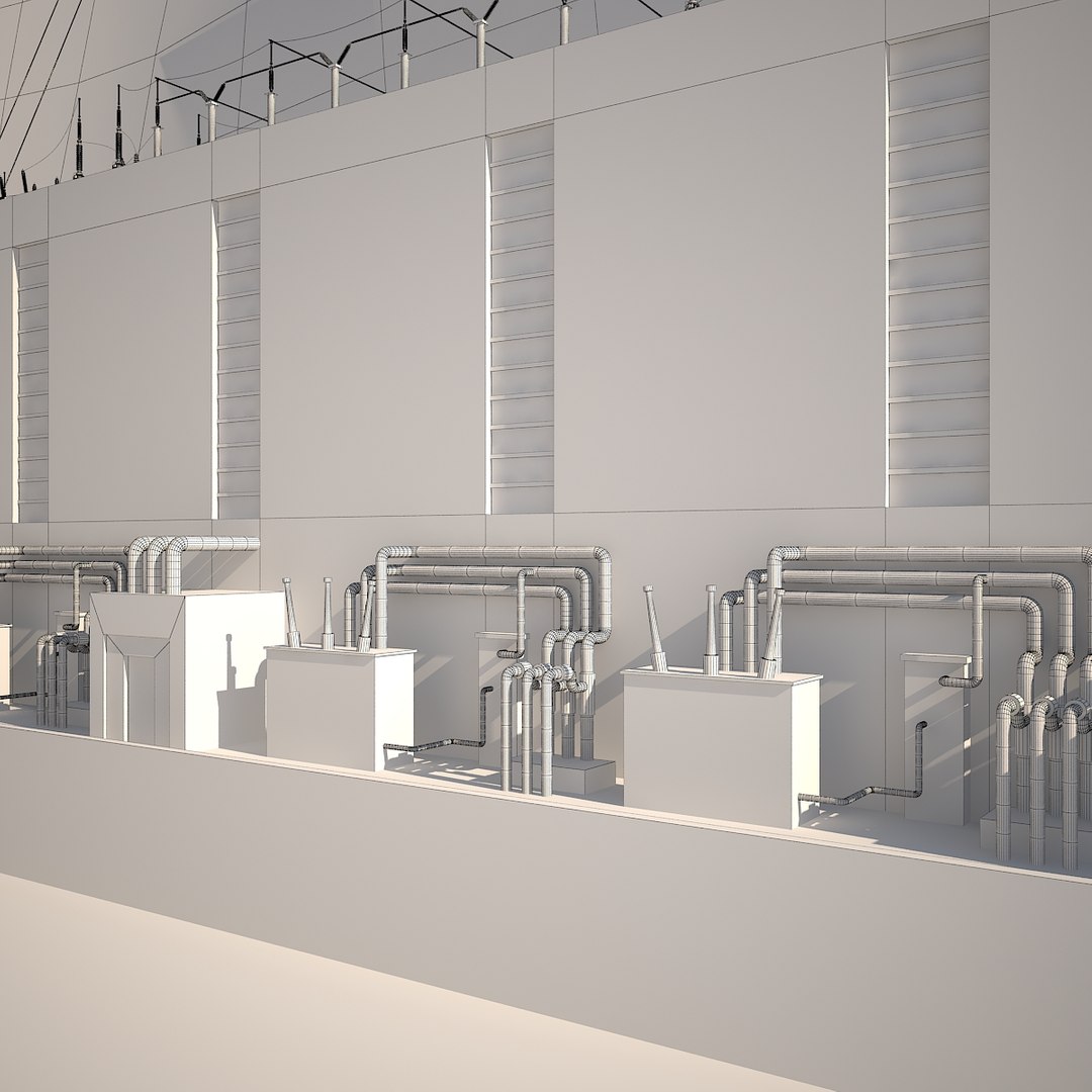 3d Model Dam Hydro Electric
