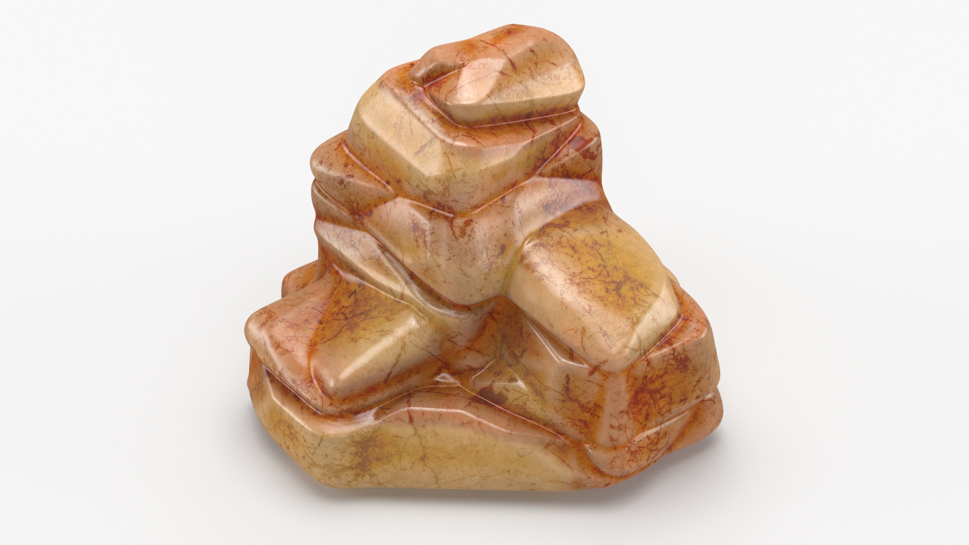 3D Model Cartoon Stone Set - TurboSquid 1770251