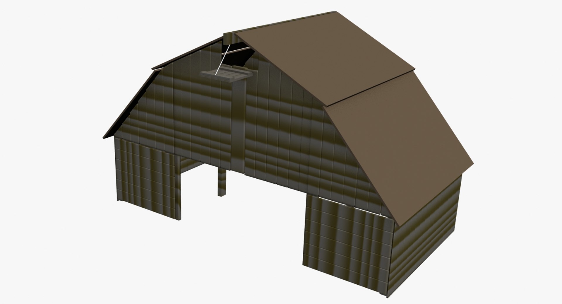 3d Model Barn Farm Building