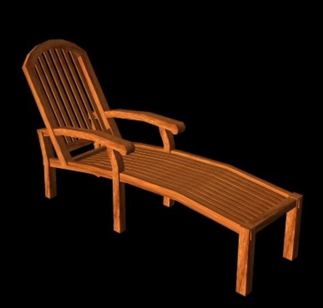 3d Model Patio Furniture Chair