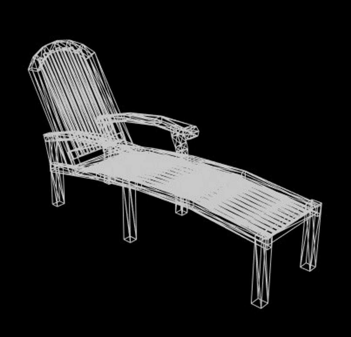 3d Model Patio Furniture Chair