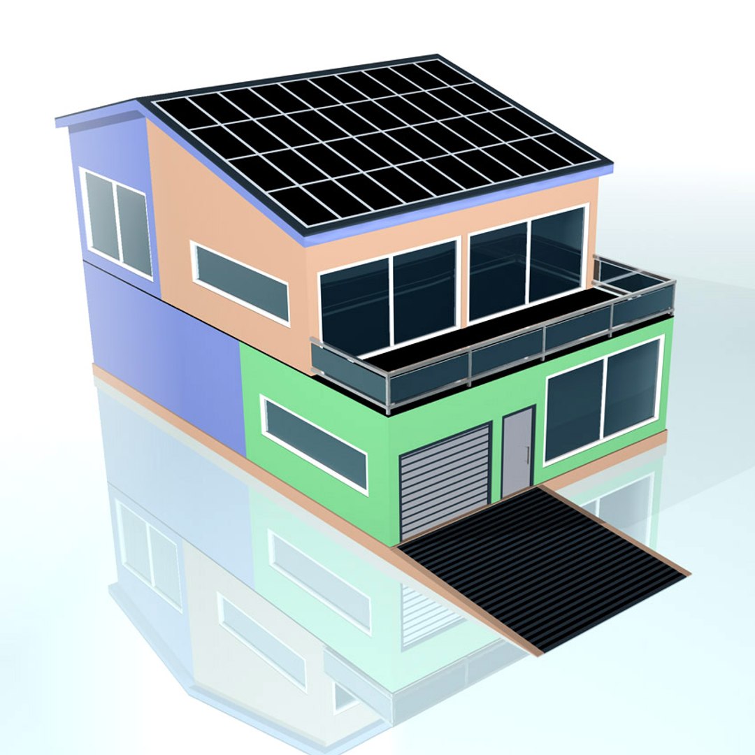 3d building solar model