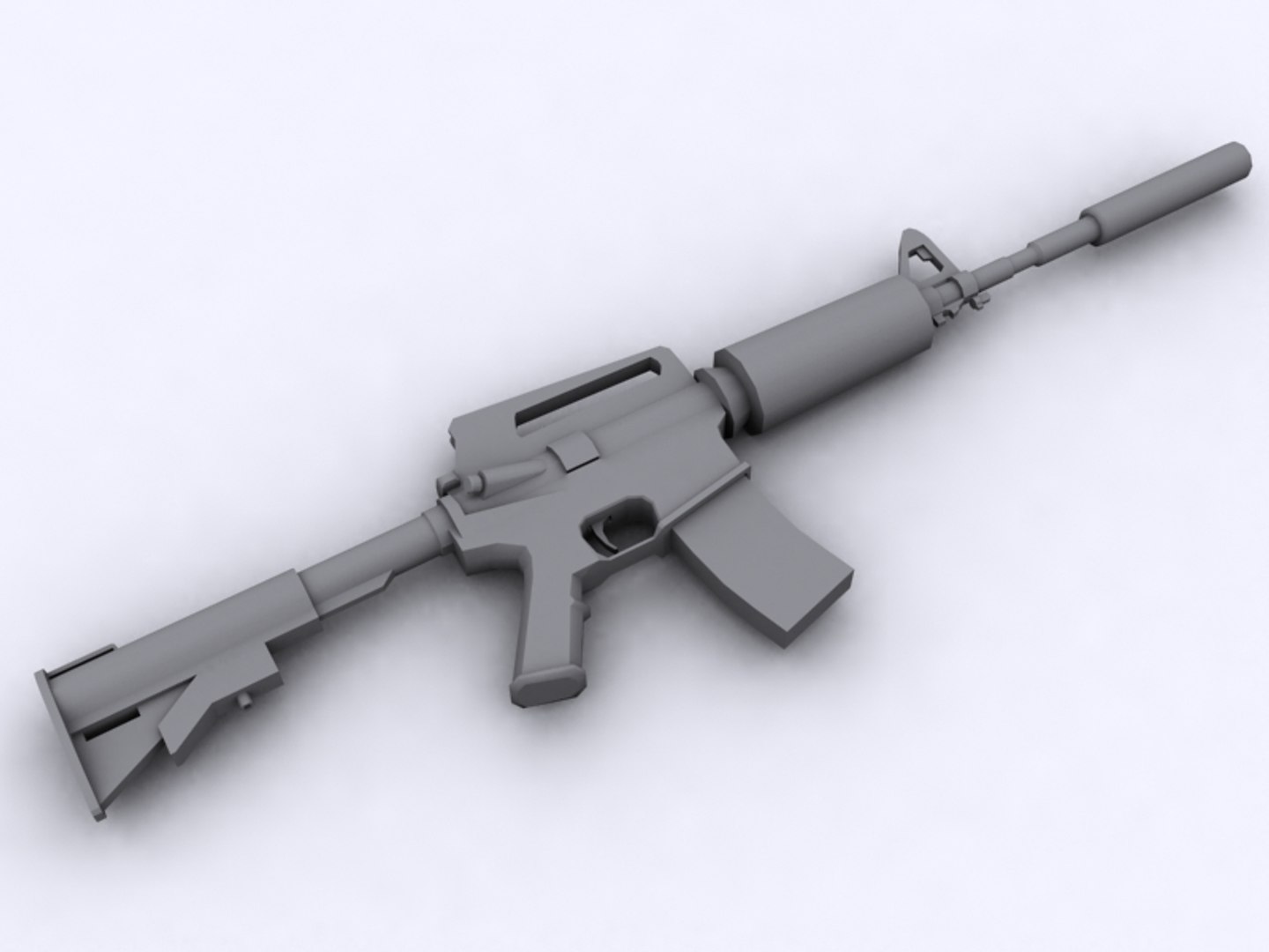 Free Optimized M4a1 3d Model