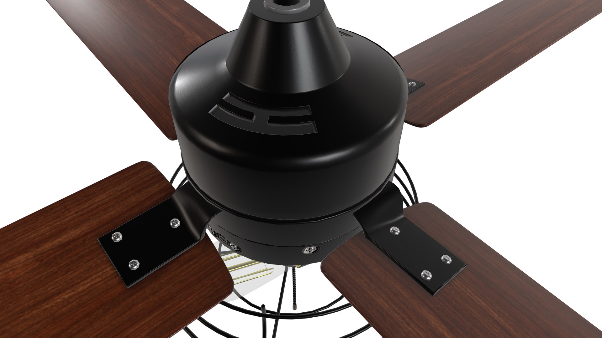 3D Designer Ceiling Fan 3D Model Model - TurboSquid 1925091