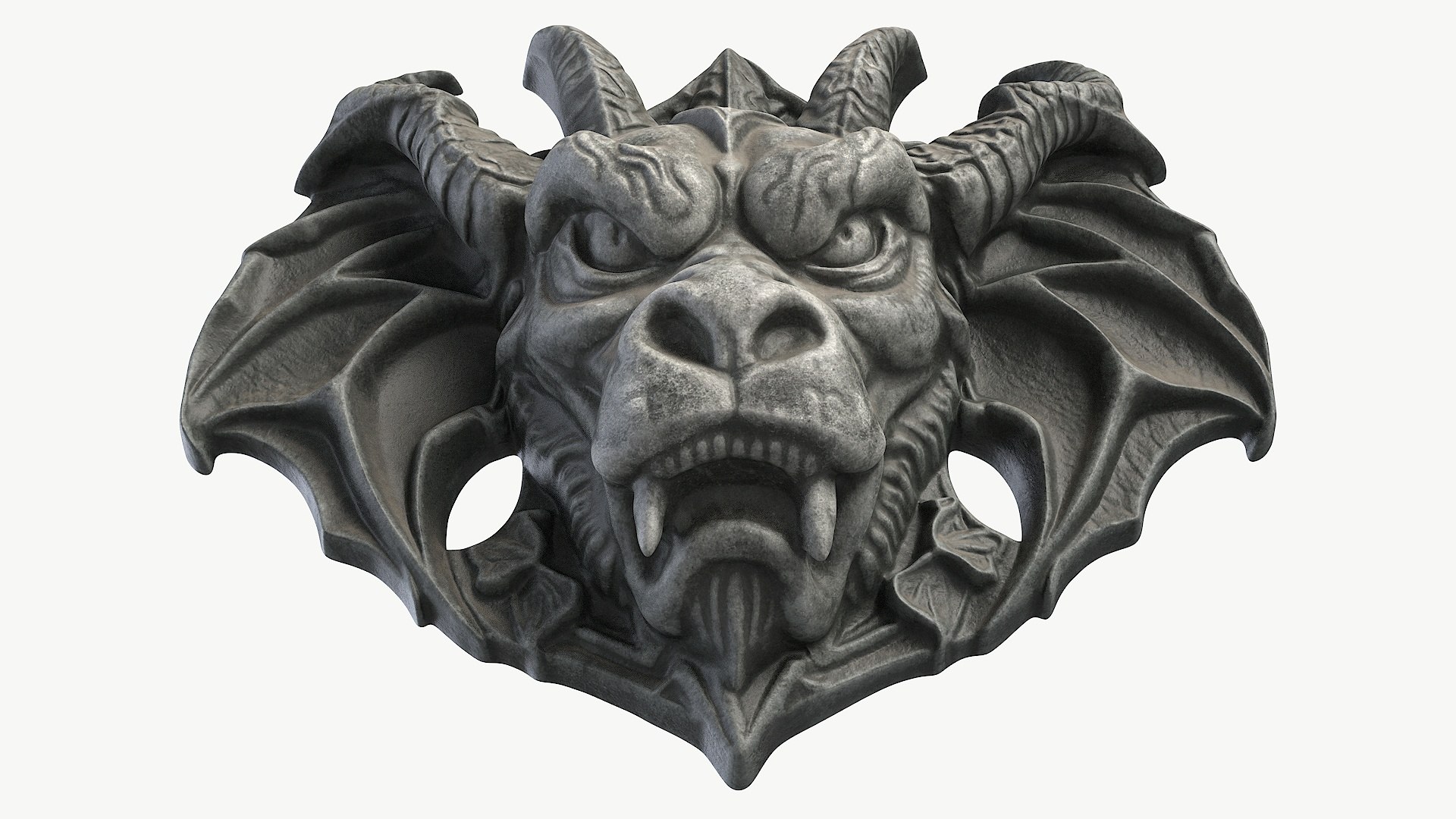 Gargoyle Dragon Head 5 Textured 3D - TurboSquid 2312048